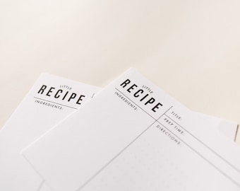 Apron Recipe Card, Bridal Shower Insert, 4x6 Printable, Polka Dots ...