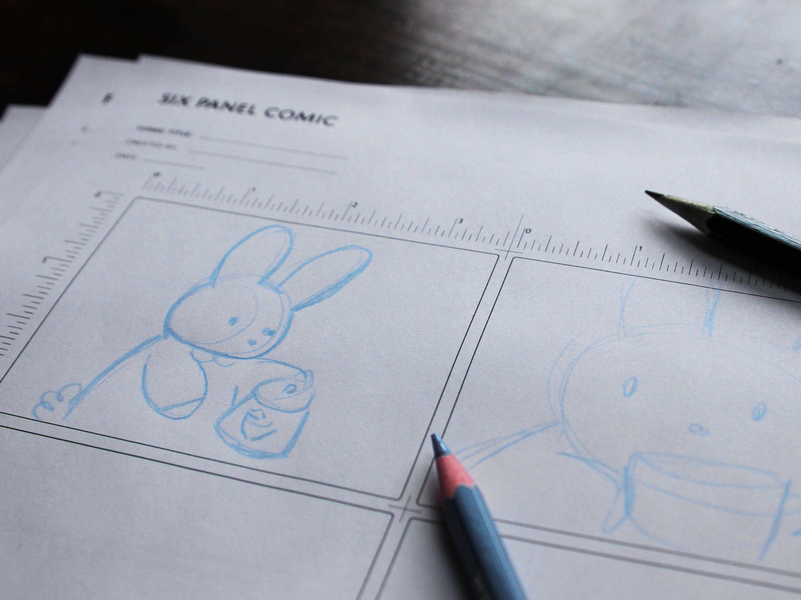 Blank Comic Storyboard Template 4 Panel Comic Template Six - Etsy Canada