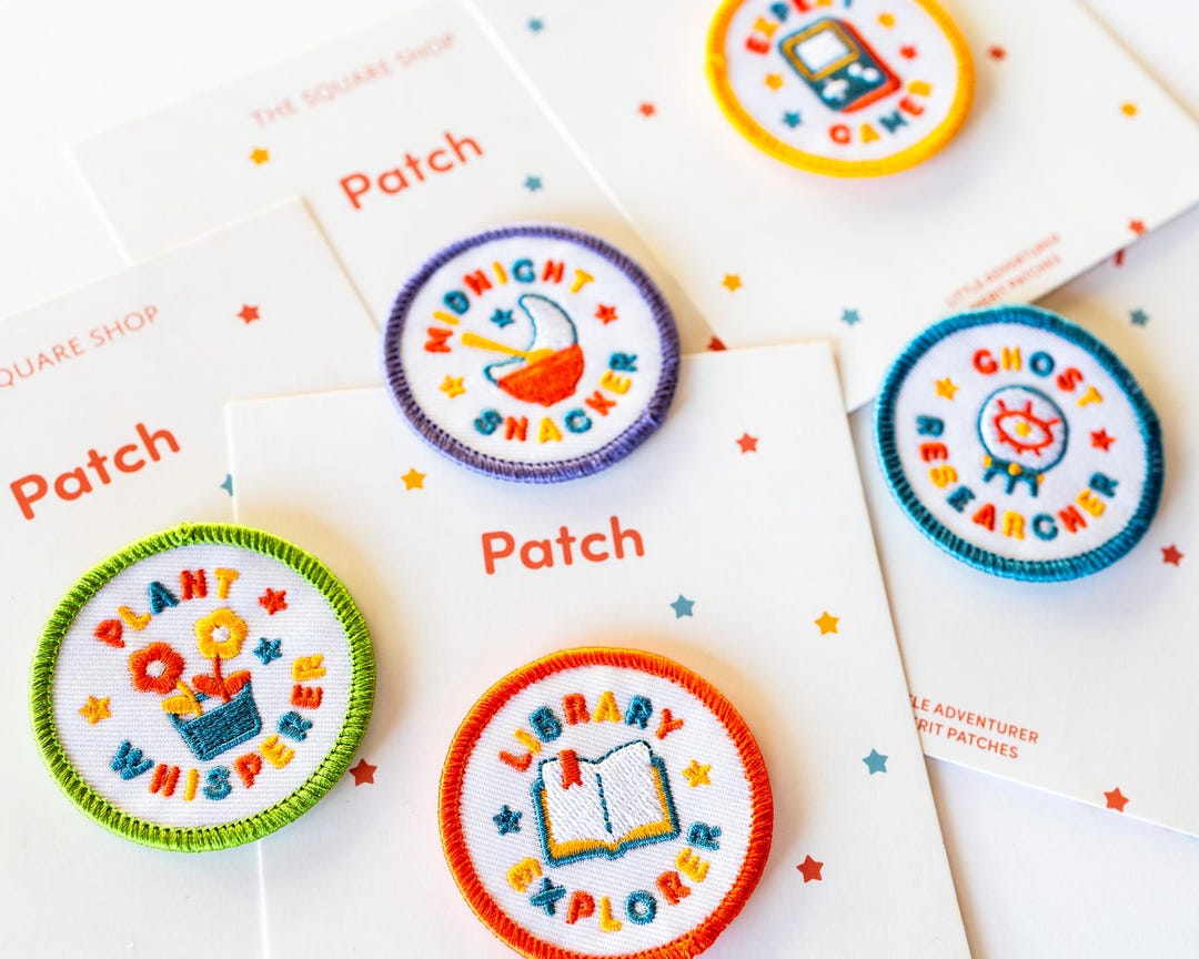 Little Adventures Merit Patches | Sew-on Cute Colourful Merit Badges - Etsy