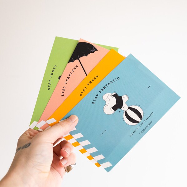 Illustrated Postcard - Etsy