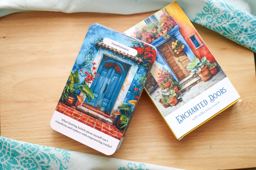 Enchanted Doors - Self-reflection Oracle Cards, Magic Portals - Etsy