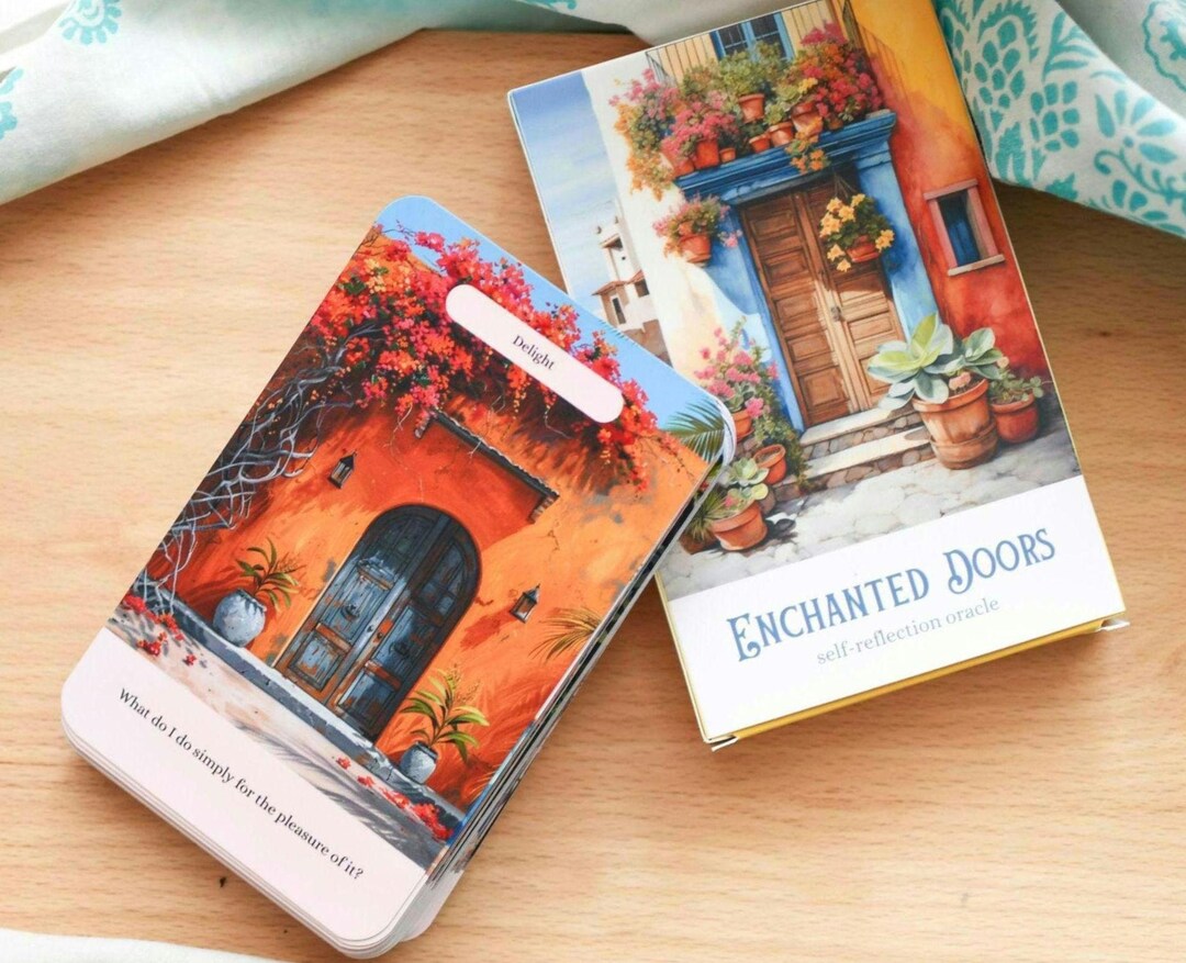 Doors Oracle Cards With Journaling Prompts Cards for Meditation Gift ...
