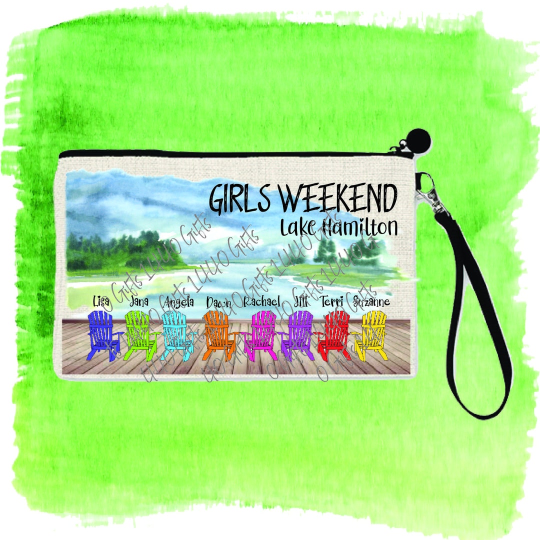 Girls Lake Weekend Cosmetic Bag - Etsy