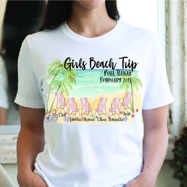 Girls Beach Trip Shirts - Etsy