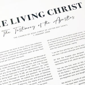 The Living Christ: the Testimony of the Apostles - Etsy