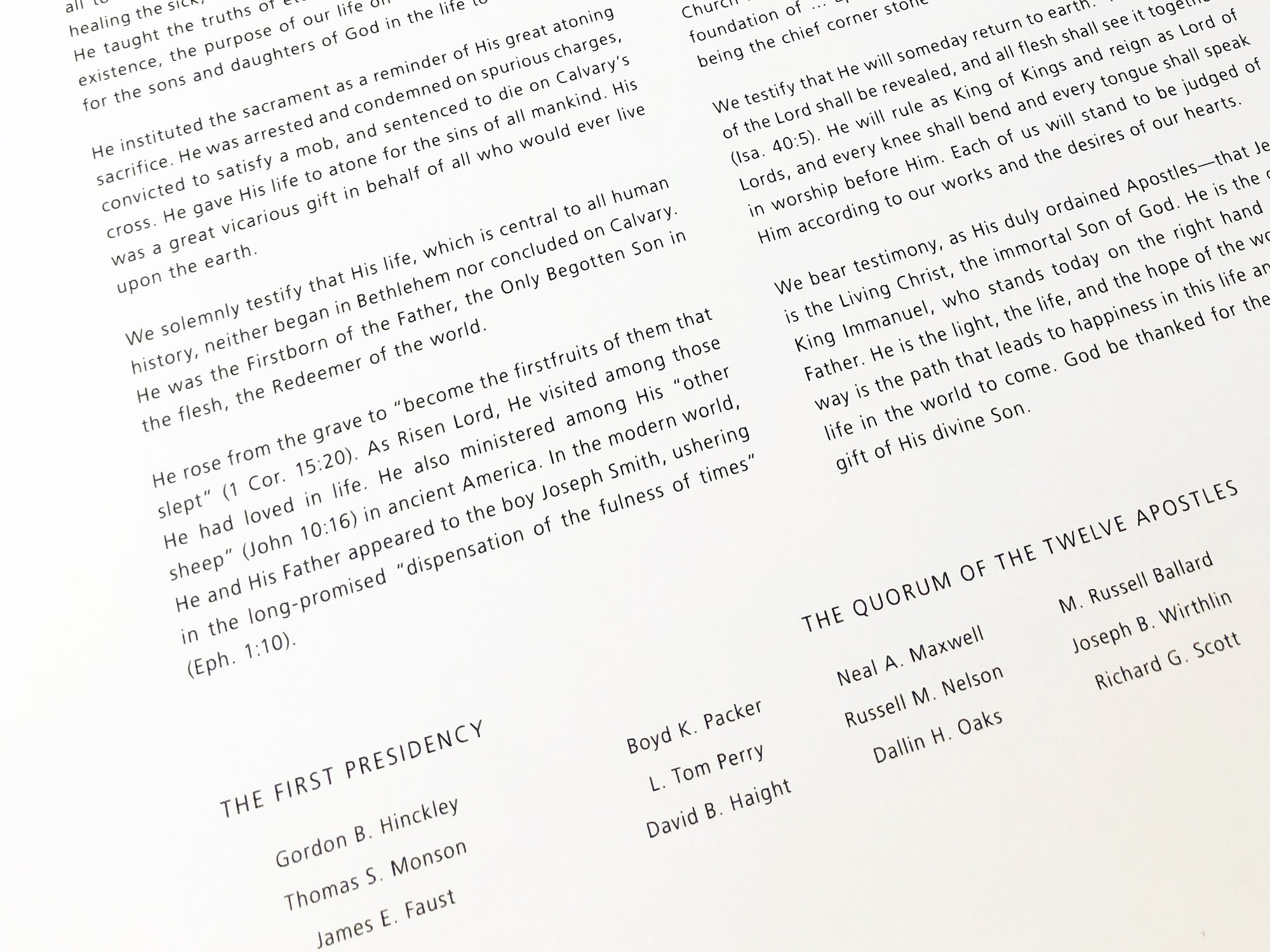 The Living Christ: the Testimony of the Apostles - Etsy