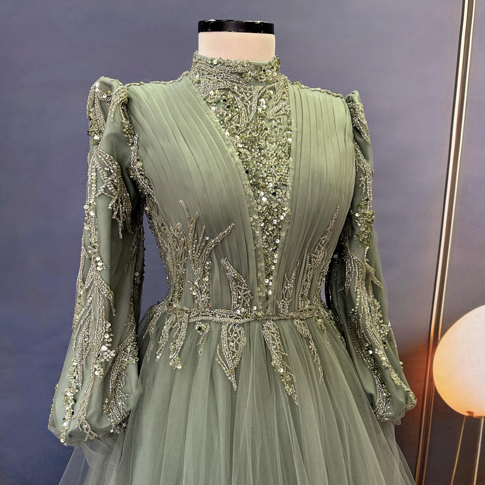 Blue Sparkling Night Dress Models Blue Color Evening Dress, Night Dress ...