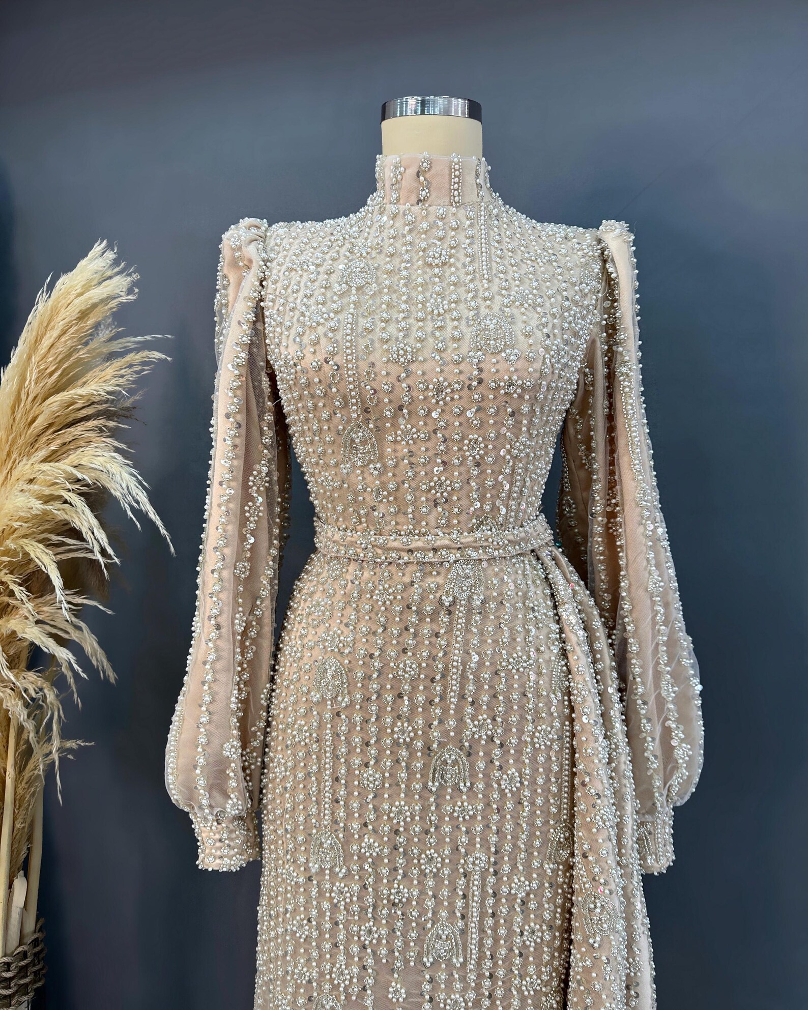 Blue Sparkling Night Dress Models Blue Color Evening Dress, Night Dress ...