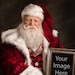 Santa Holding Picture Frame Digital Backdrop Photography - Etsy