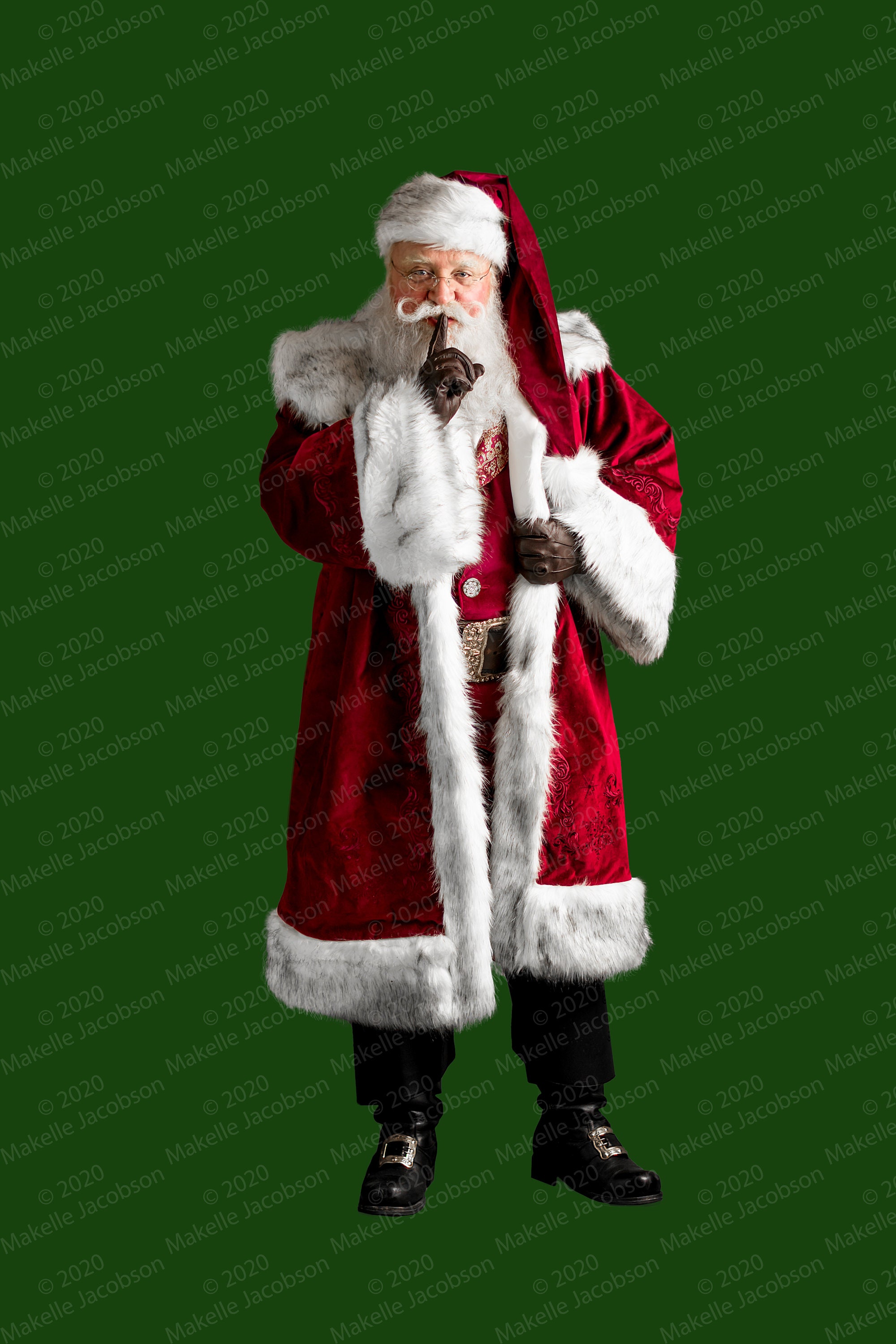 Santa Whispering Digital Overlay PNG - Etsy