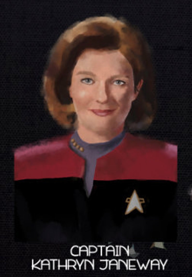 Star Trek Captains Portrait Print Star Trek Illustration Art - Etsy UK