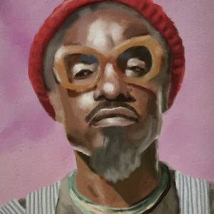 Andre 3000 Portrait Painting Print, A3 Picture of Musician André ...