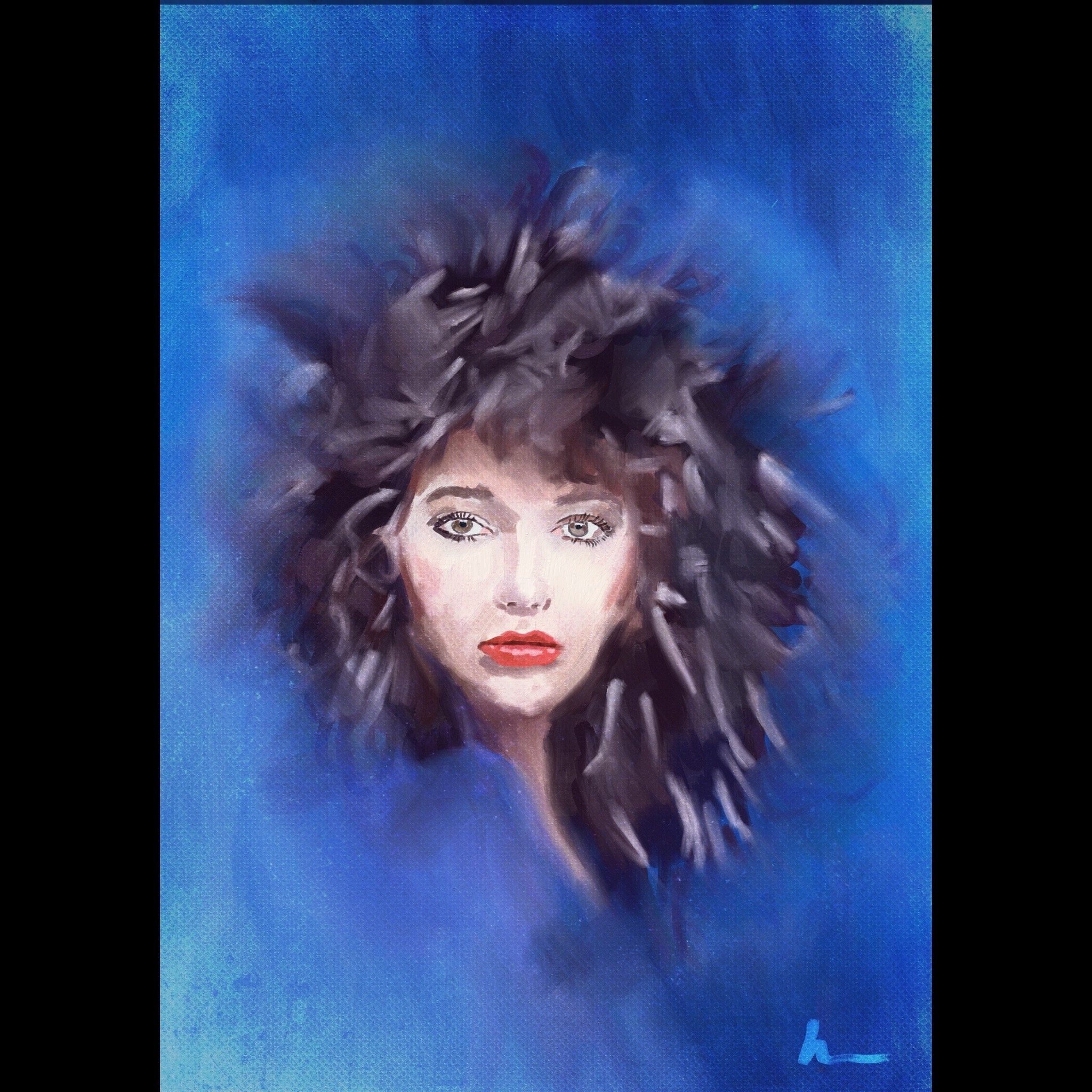 Kate Bush Portrait Art Print: Iconic Singer, Music Legend - Etsy UK