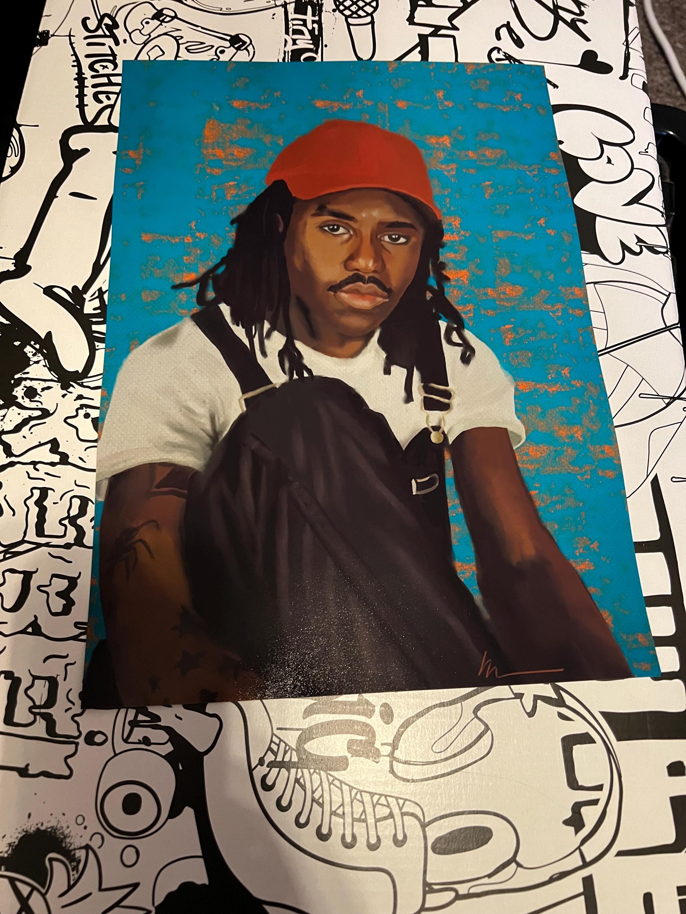 Dev Hynes Portrait Painting A3 Art Print: Blood Orange Music Wall Decor ...