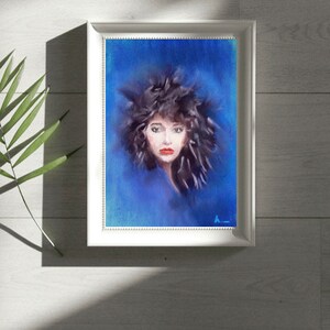 Kate Bush Portrait Art Print: Iconic Singer, Music Legend - Etsy