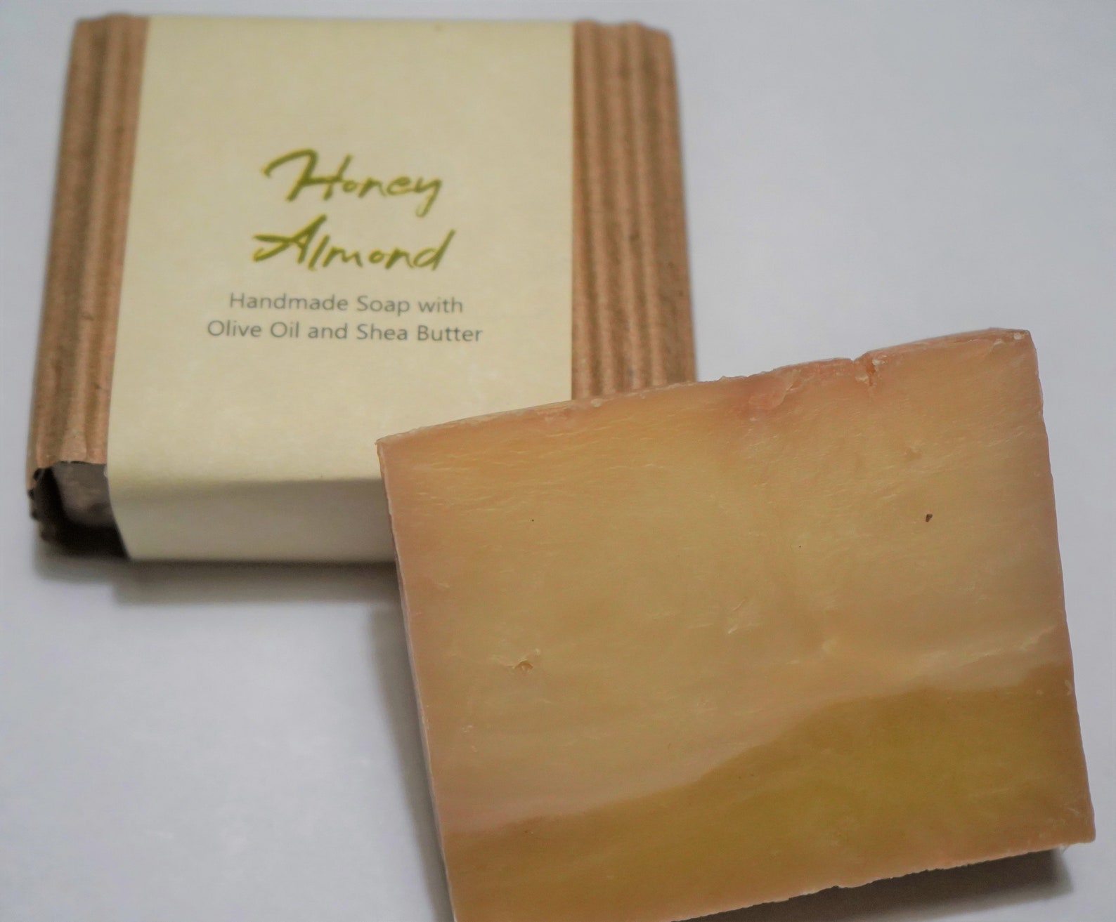 Honey Almond Soap All Natural Bar Soap Handmade Soap Made With Shea Butter, Olive Oil and ...