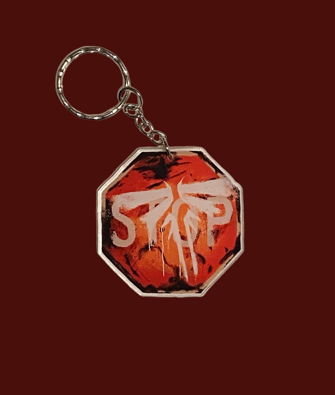 Stop Sign Keyring - Etsy