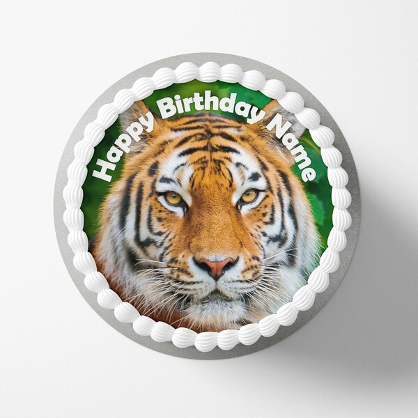 Tiger Cake Topper - Etsy