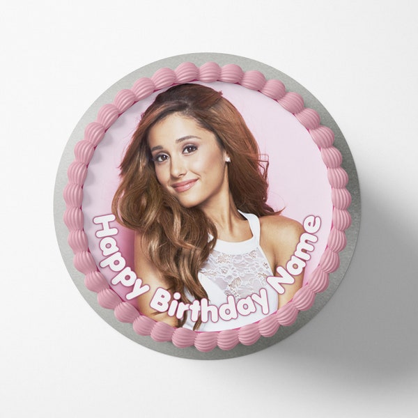 Ariana Grande Birthday Cake Topper - Etsy