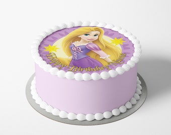 Tangled Rapunzel Cake Topper Tangled Rapunzel Birthday Cake - Etsy