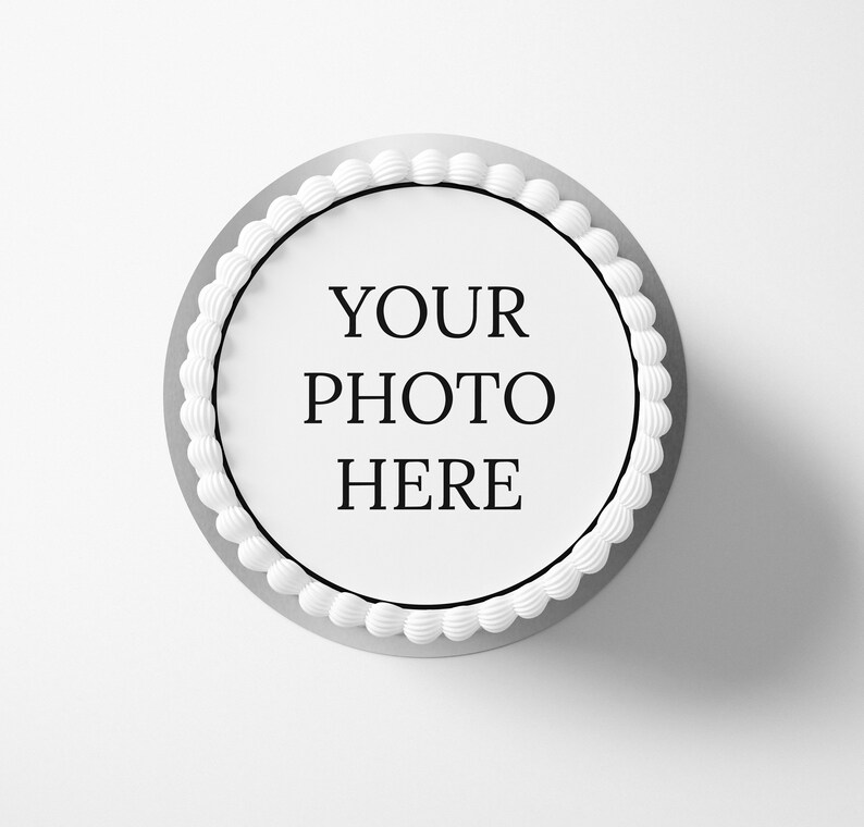 Custom Wafer / Icing Cake Topper - Etsy