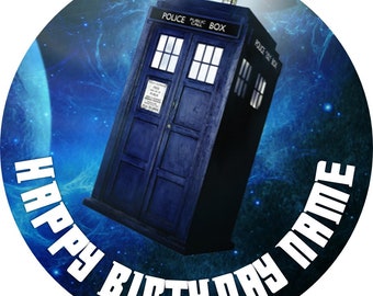 Dr Who Cake Topper | Etsy