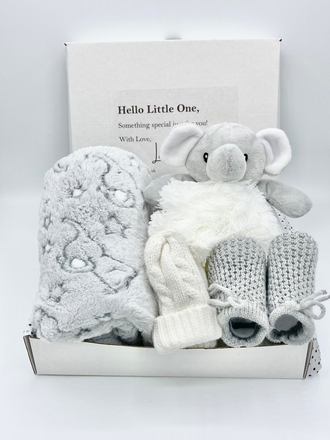 Unisex Baby Unisex Cosy Elephant Hamper Gift Set, New Mum Gift, Baby ...