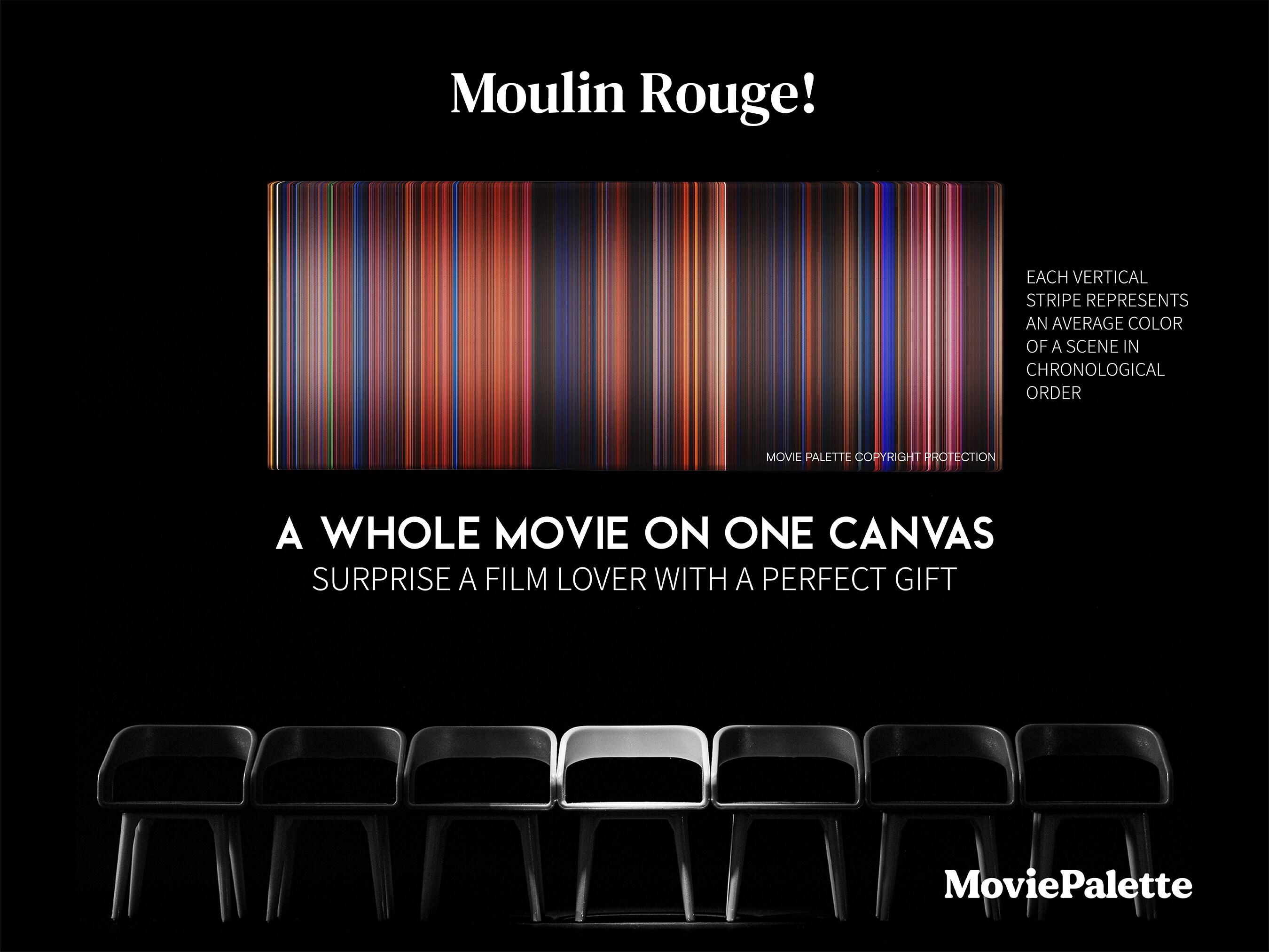 Moulin Rouge 2001 Movie on Canvas Movie Palette Movie - Etsy