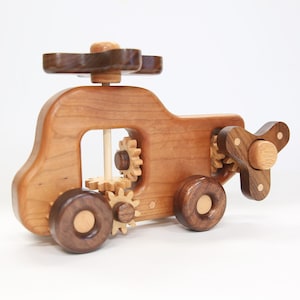 PDF PLAN : Automata Helicopter Wooden Toy PDF Plan, Wooden Toys, Kids ...