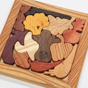 PDF PLAN : Vegetables Puzzle, Wood Puzzle, Puzzle Template, Animal Toys ...
