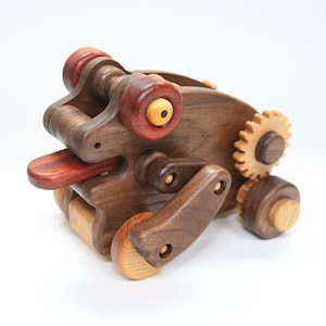 Automata Frog Wooden Toy PDF Plan: Educational Kids Toy - Etsy