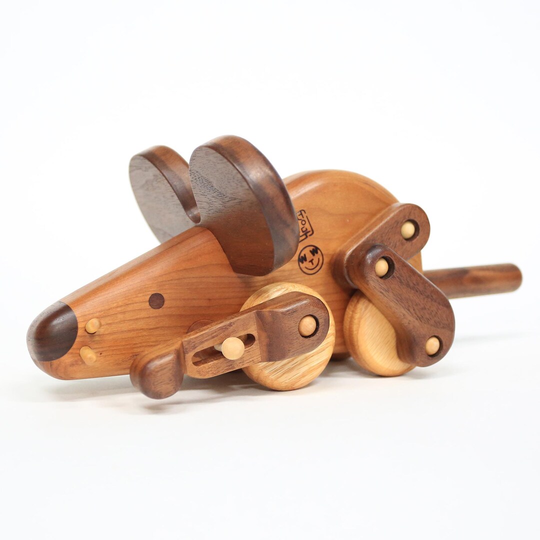 Wooden Mouse Toy Plan: Walking Animal Toy (PDF) - Etsy