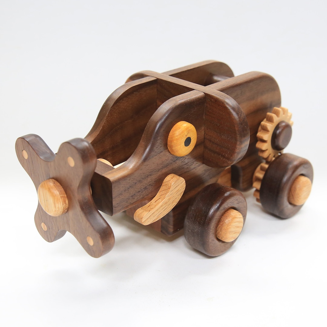 PDF PLAN : Automata Elephant PDF Plan, Wooden Toys, Kids Toys, Toys for ...