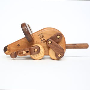 Wooden Mouse Toy Plan: Walking Animal Toy (PDF) - Etsy