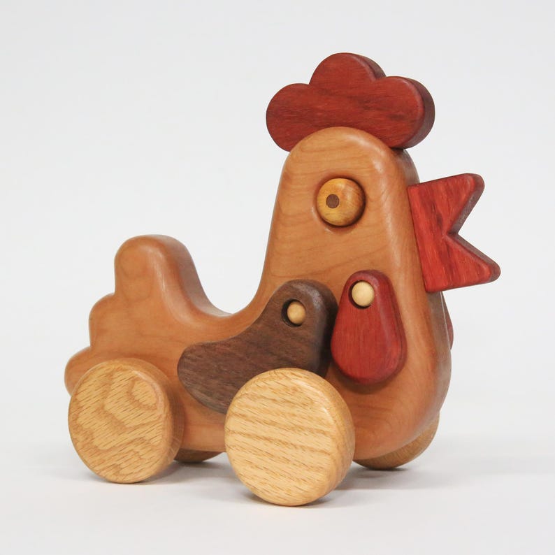 Wooden Chicken Toy Plan: DIY Animal Toy (PDF) - Etsy