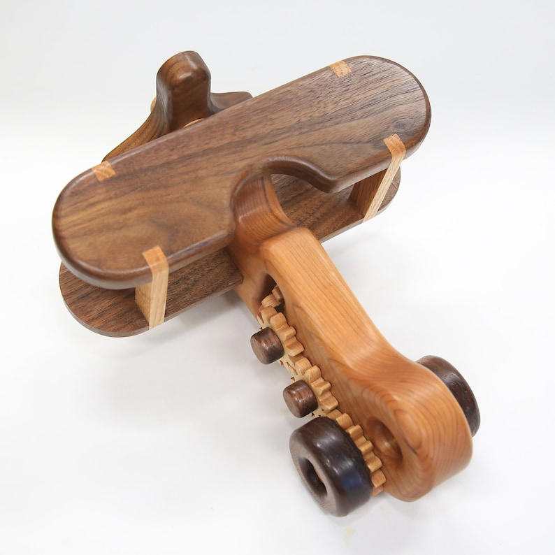 Automata Airplane Wooden Toy PDF Plan: Kinetic Art - Etsy