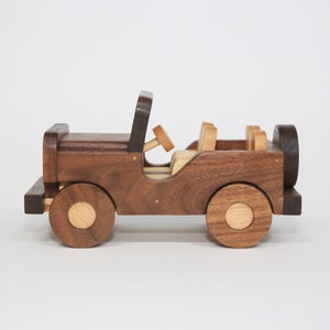 Wooden Jeep Car PDF Plan: Mini Toy Car Build - Etsy