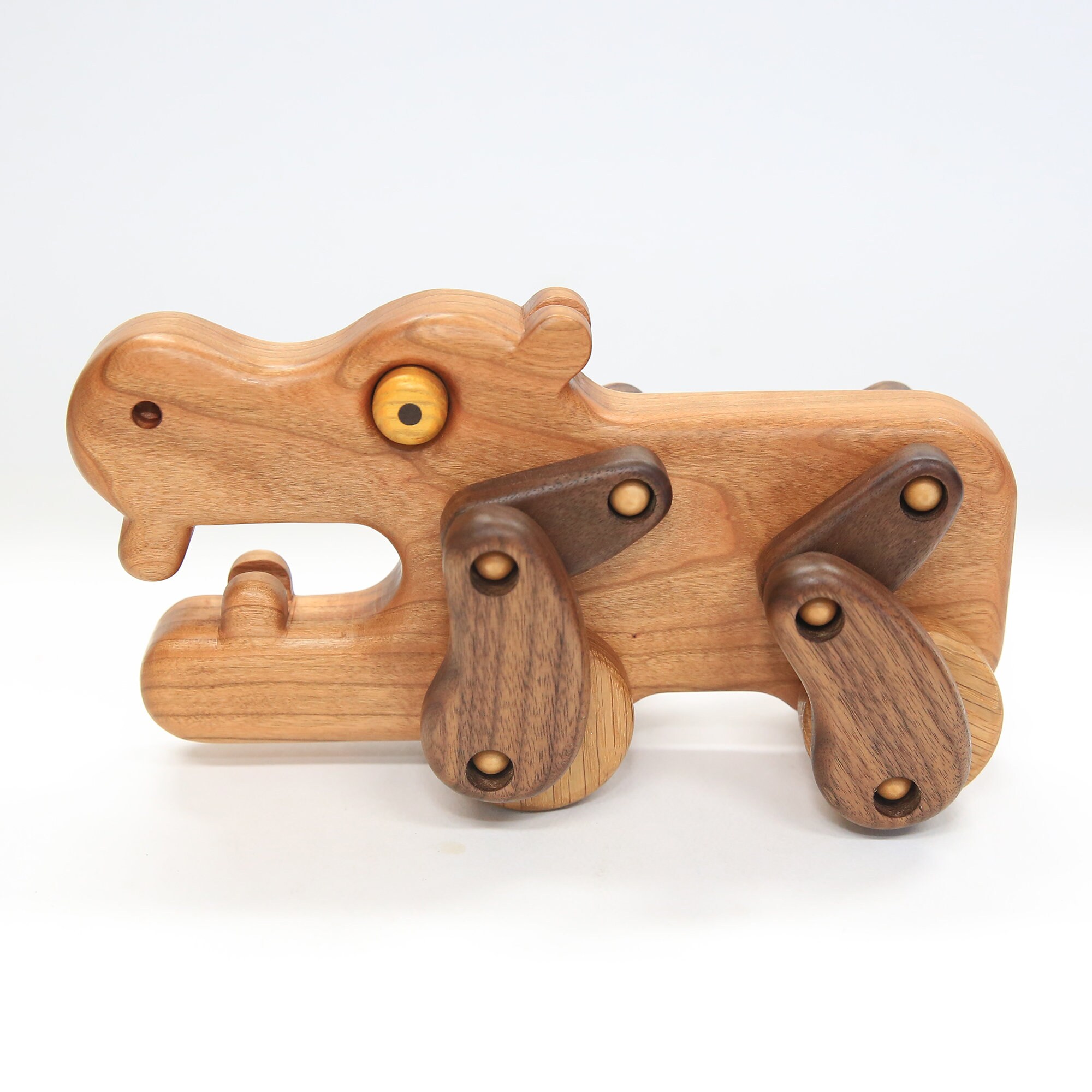 Hippo Toy Animal Toys Wooden Toys Kids Toys Toys for Kids - Etsy