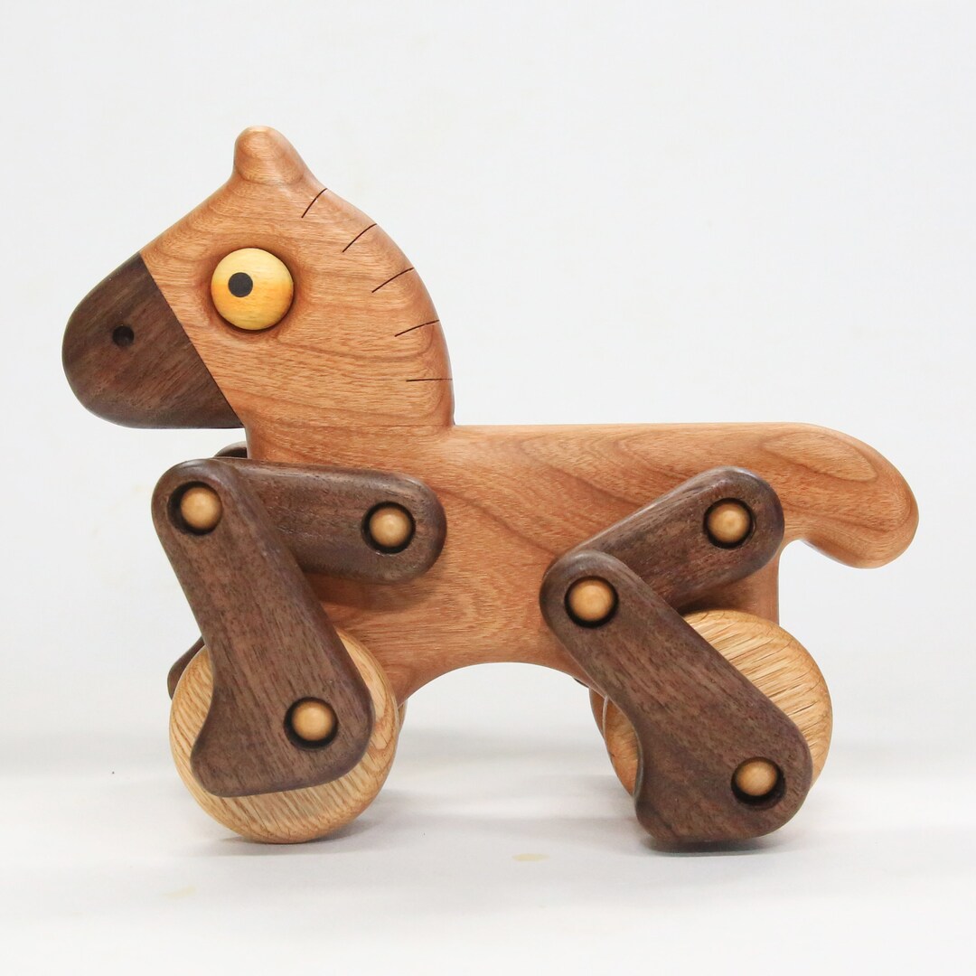 Automata Horse Wooden Toy Plan: Scroll Saw Project (PDF) - Etsy