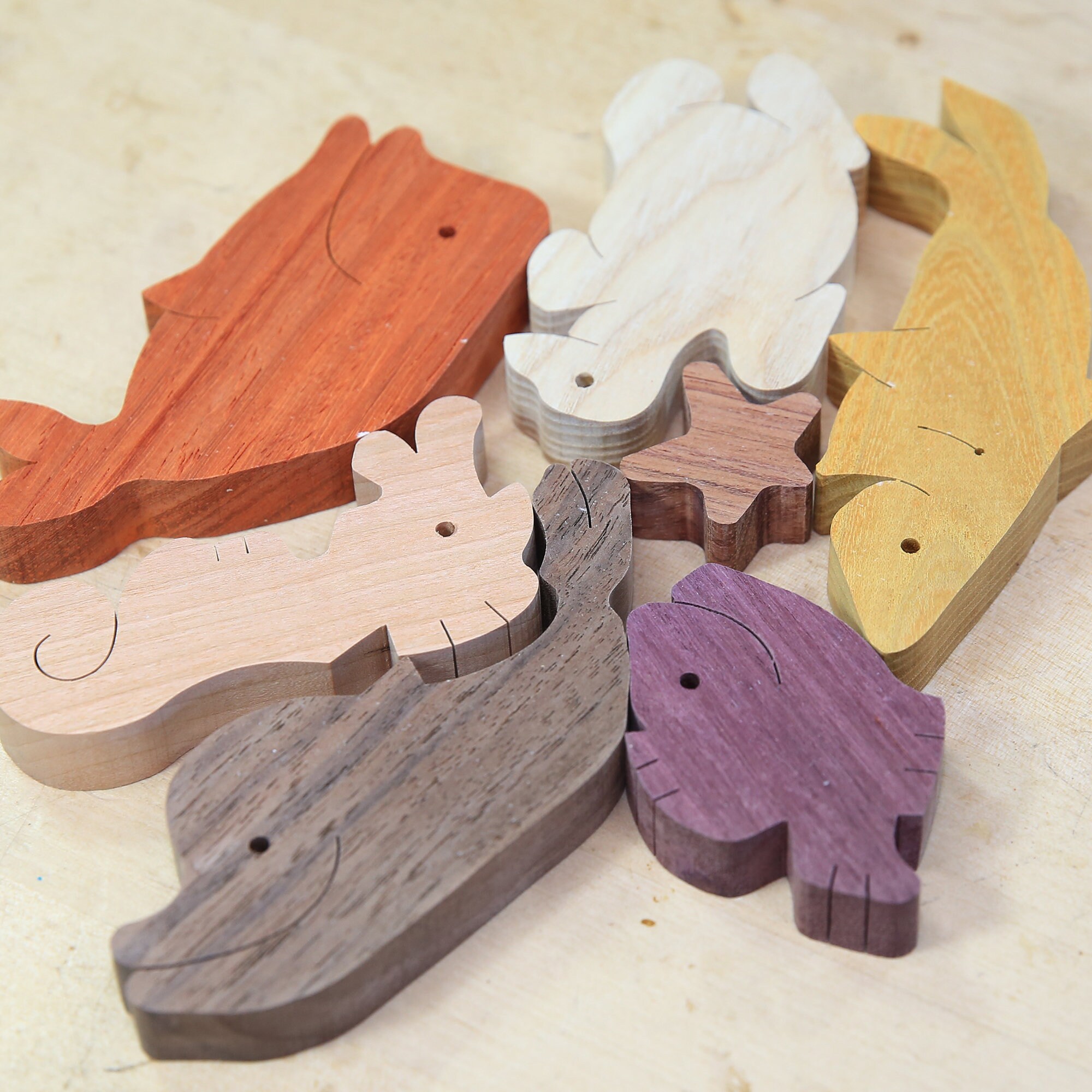 Octagon Sea Animals Puzzle Plan: Woodworking Template (PDF) - Etsy