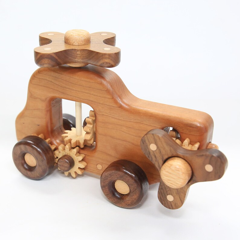 Automata Helicopter Wooden Toy PDF Plan: Educational DIY Project - Etsy