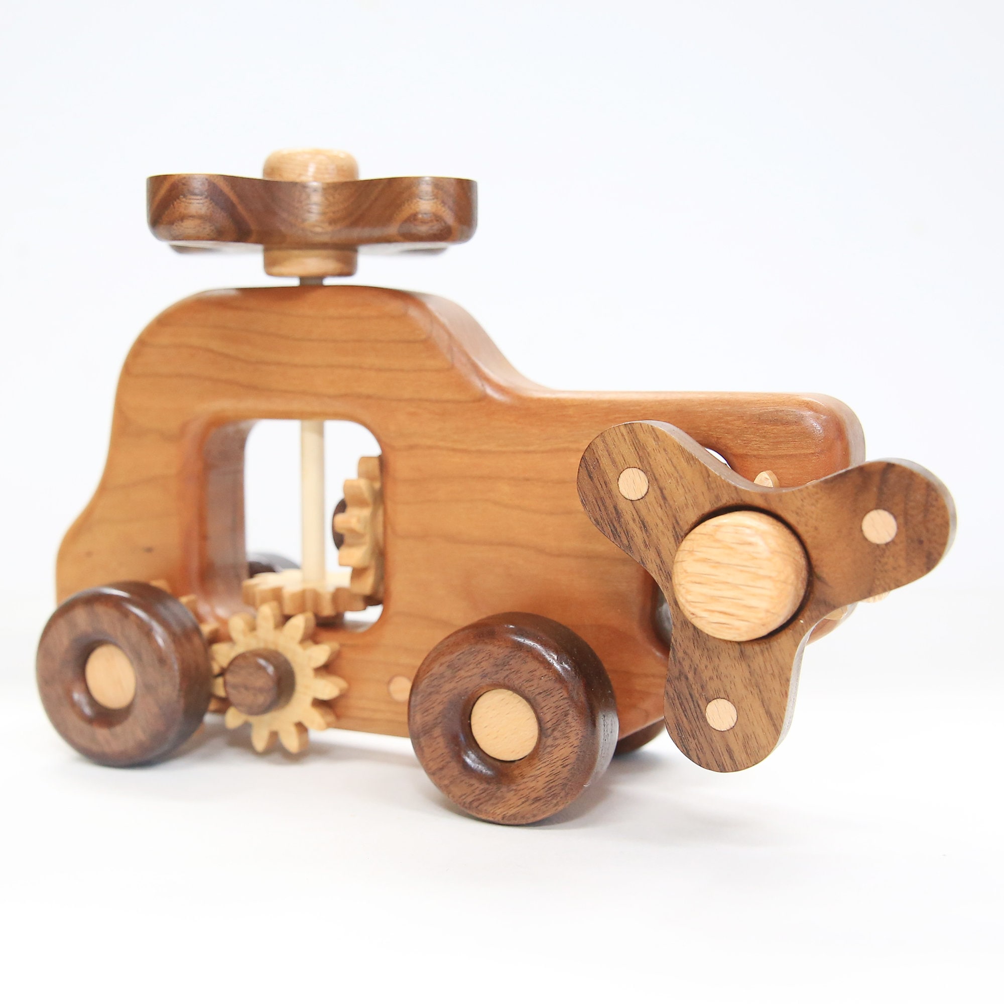 Automata Helicopter Wooden Toy PDF Plan Wooden Toys Kids - Etsy