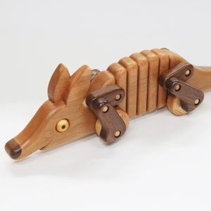 Armadillo Animal Toys Wooden Toys Kids Toys Toys for Kids - Etsy