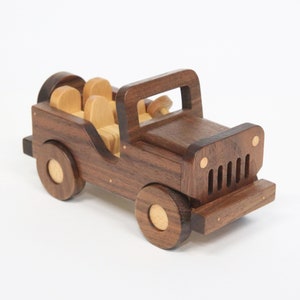 Wooden Jeep Car PDF Plan: Mini Toy Car Build - Etsy