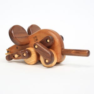 Wooden Mouse Toy Plan: Walking Animal Toy (PDF) - Etsy