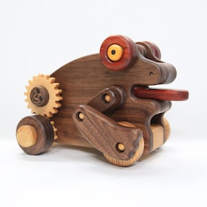 Automata Frog Wooden Toy PDF Plan: Educational Kids Toy - Etsy