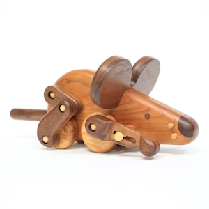 Wooden Mouse Toy Plan: Walking Animal Toy (PDF) - Etsy