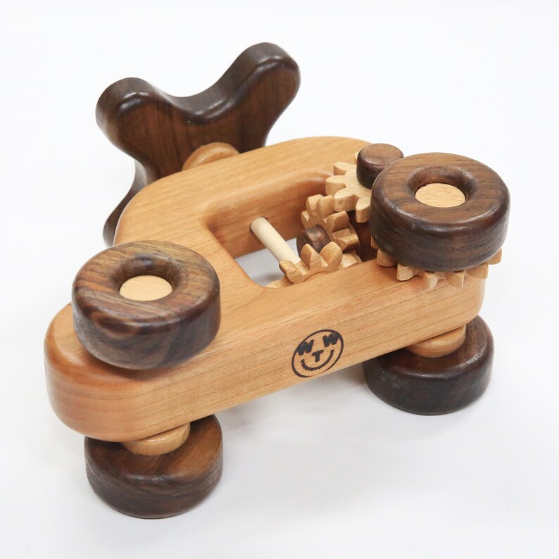 Automata Flying Wooden Car PDF Plan Wooden Toys Kids Toys | Etsy