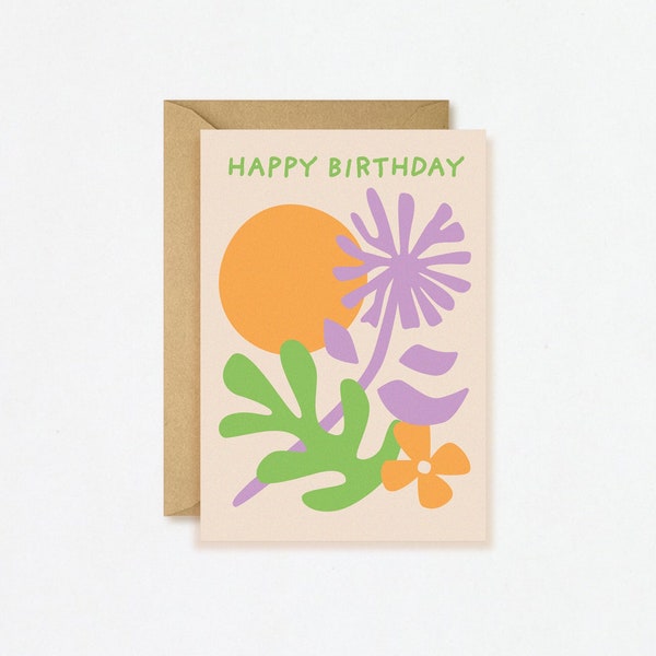 Matisse Birthday Card - Etsy