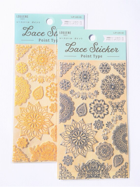 Planner stickers Card deco stackers Diary deco Gold | Etsy